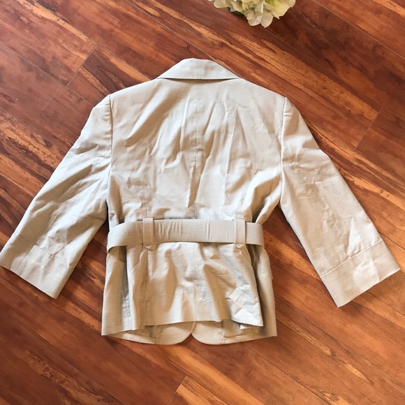 The Limited | Jackets & Coats | Khaki Lenin Jacket With Belt | Poshmark